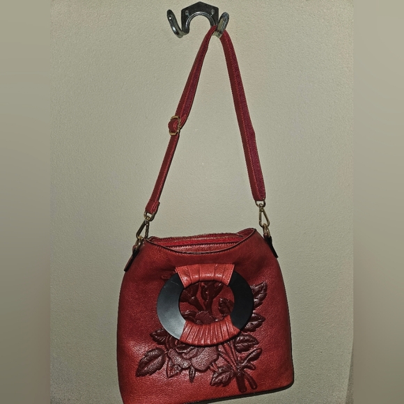 Bags | Chinese Red And Black 210s Style Pursebag | Poshmark